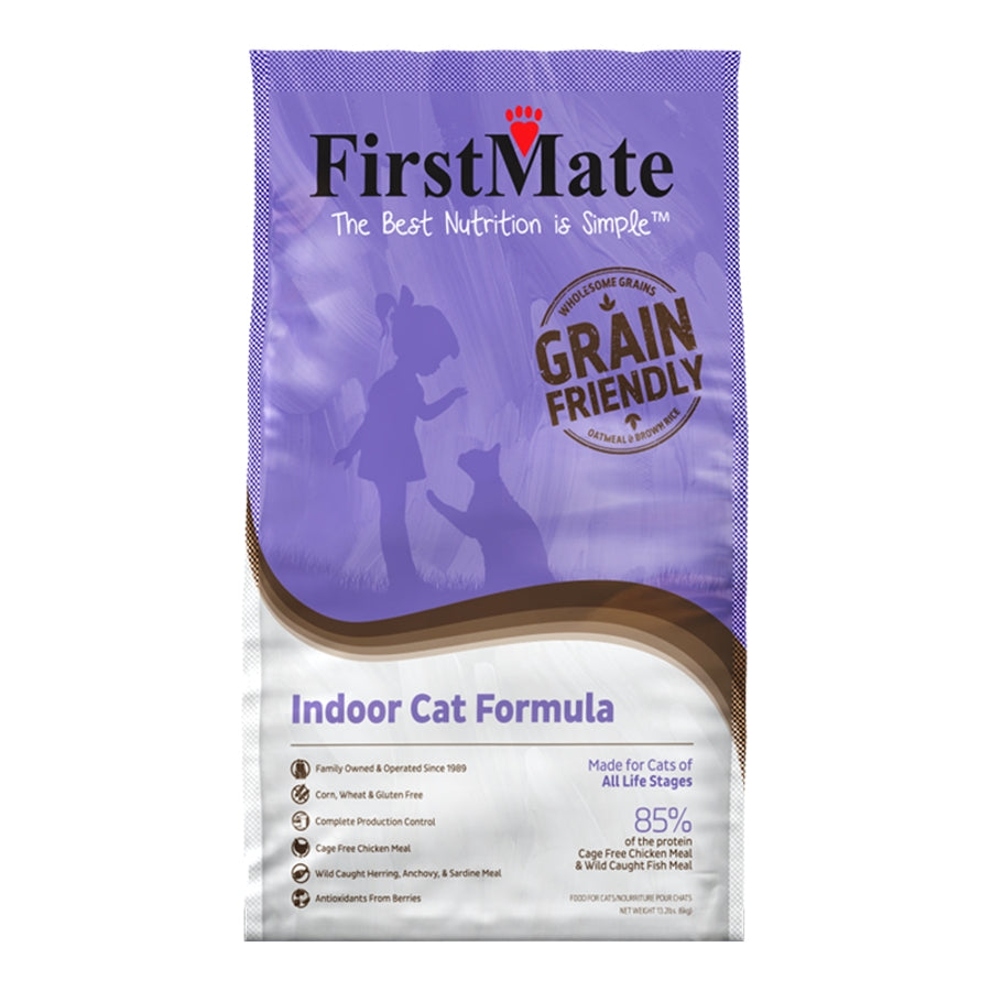 FirstMate Grain Friendly Indoor Dry Cat Food – Chicken, Oats & Ocean F ...