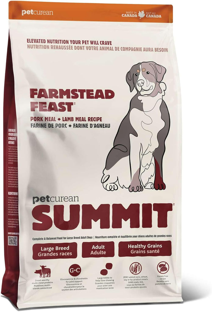 Farmstead Feast, Dry Dog Food, Pork Meal and Lamb Meal Large Breed Adu ...