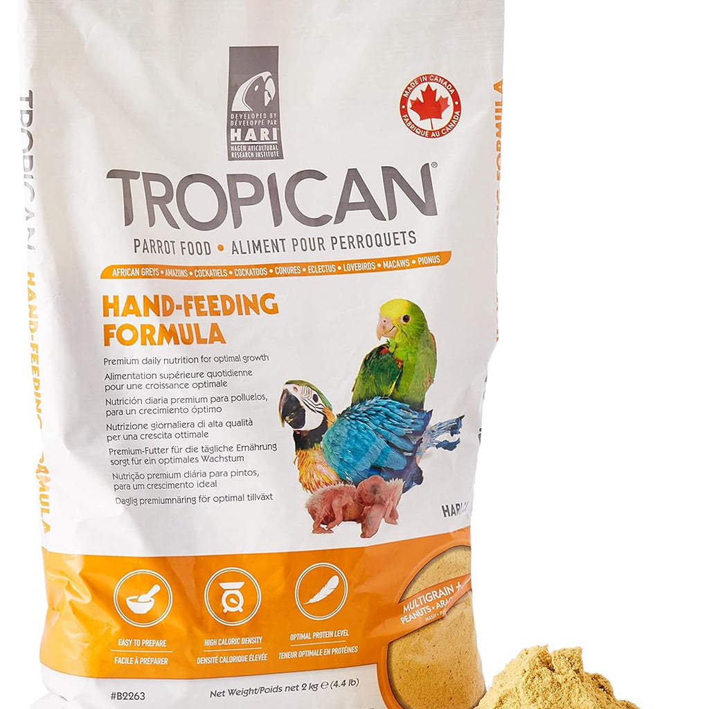 Hagen Tropican Hand Feeding Parrot Food, Baby Bird Food for Optimal Gr ...