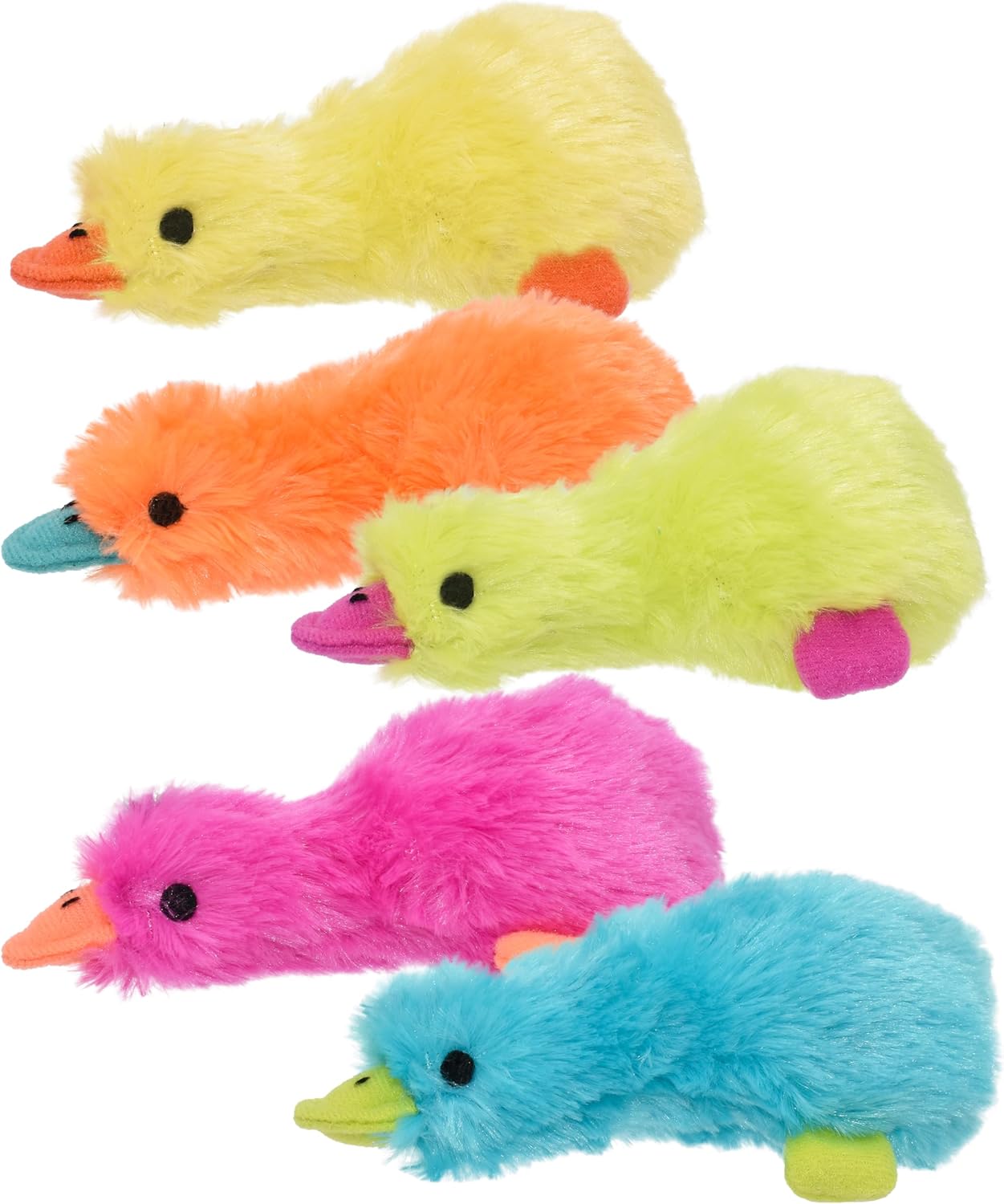 Multipet Duckworth Mini Plush Dog Toy, Assorted Colors, for small bree ...