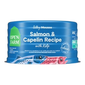 OPEN FARM DOG GRAIN FREE SALMON CAPELIN KELP 7OZ 24 PACK – Big Dog Pet ...